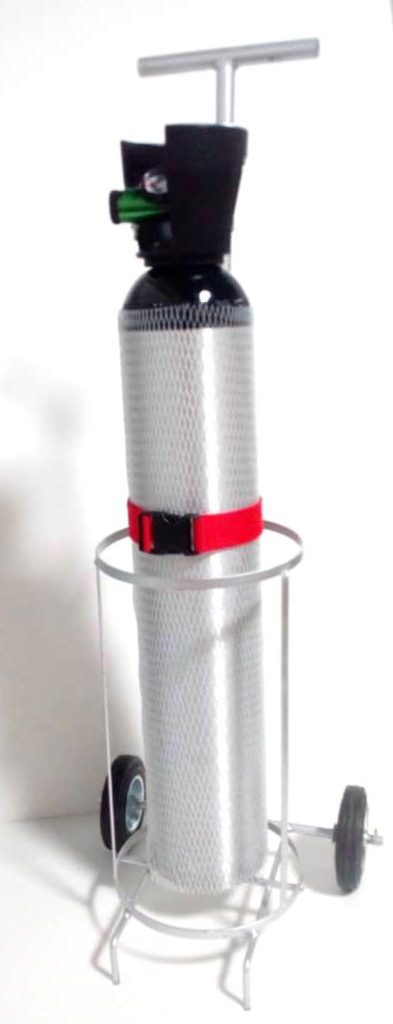 Cylinder for Aluminum 10L Medical Oxygen with Trolley Set – Airgas