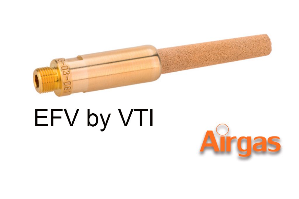 EFV Excess Flow Valve VTI with sinterfilter brass #1120 – Airgas