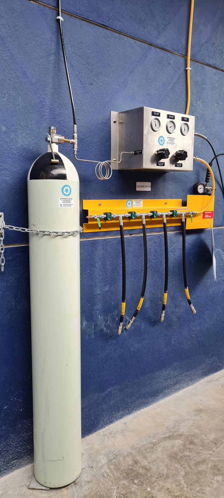 manifold system for breathing air training modules – Airgas