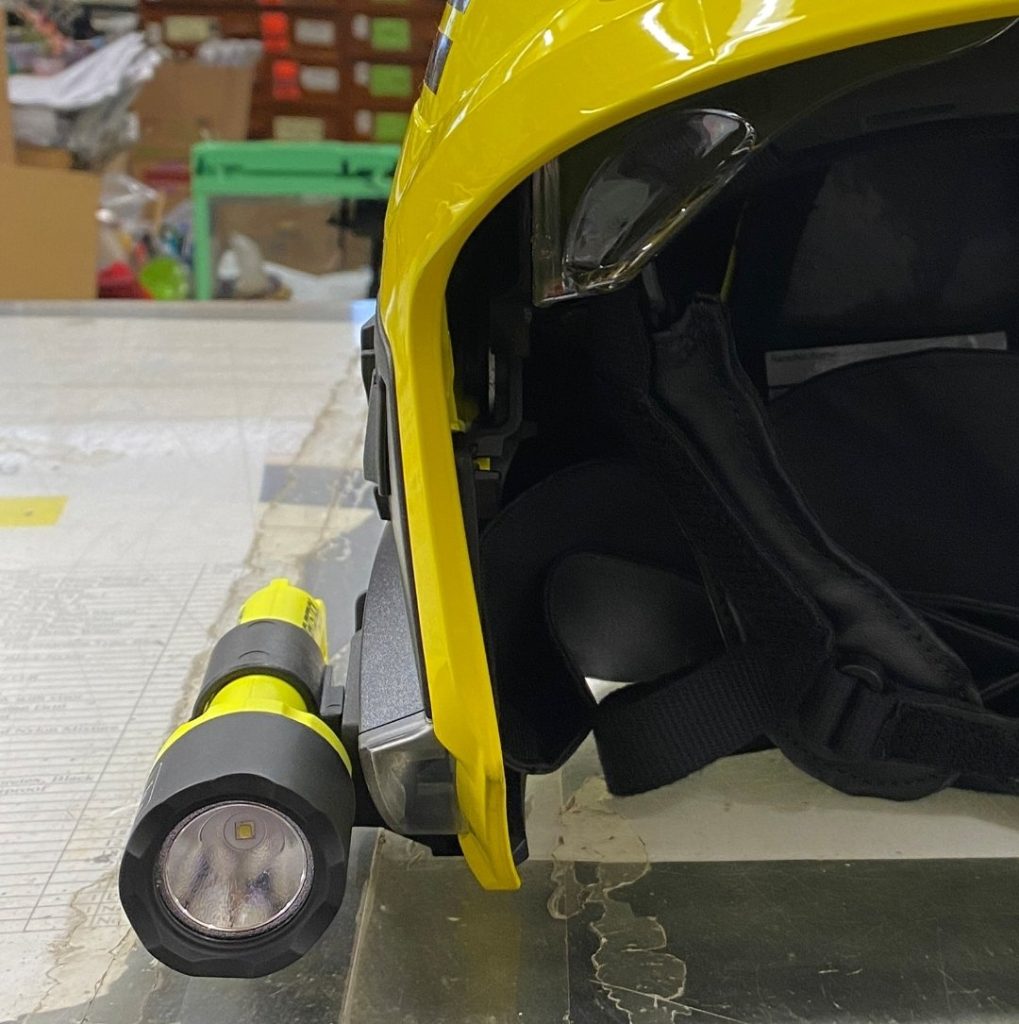 Flash LIGHT for fireman attached MSA helmet – Airgas