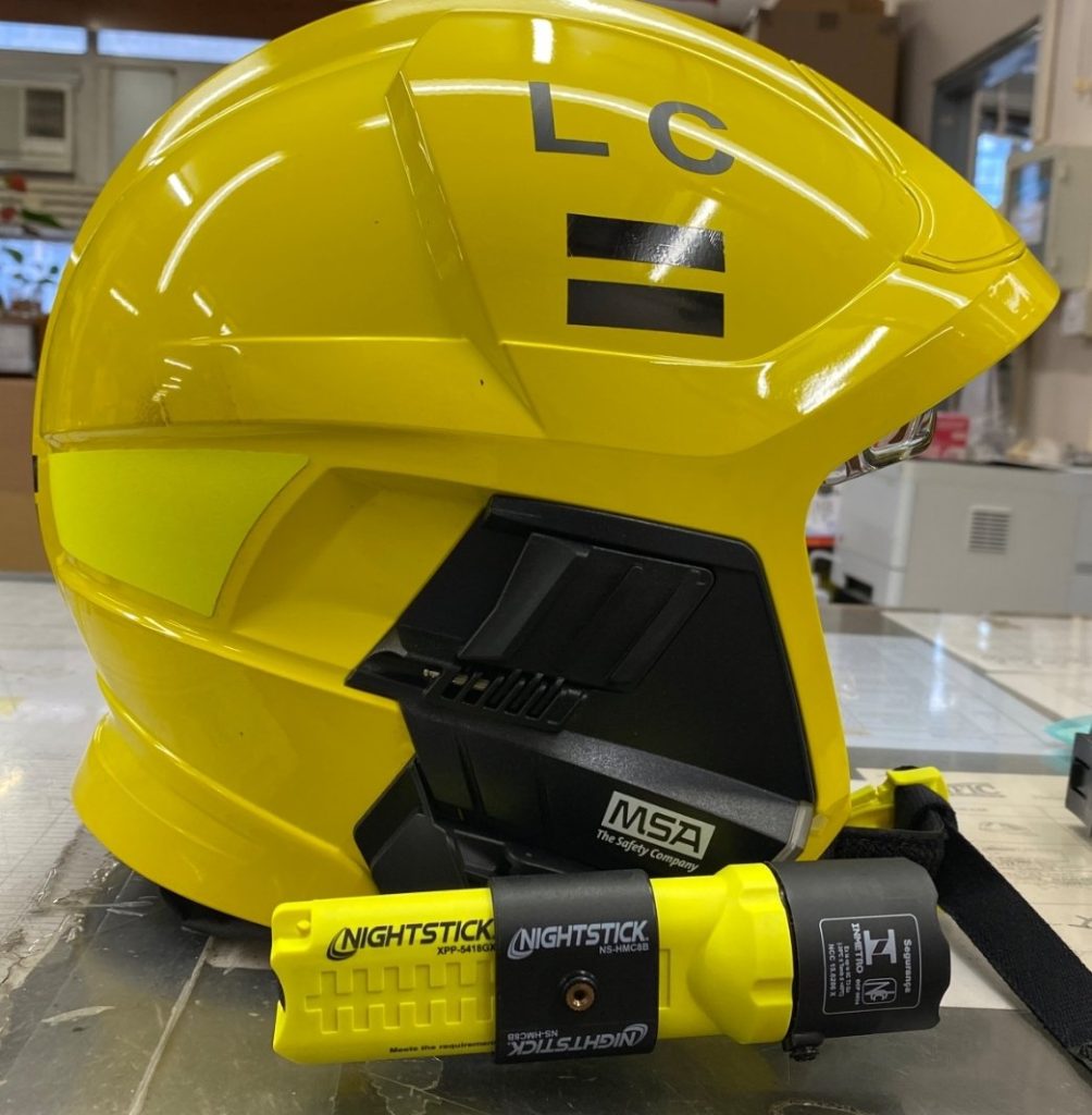 Flash LIGHT for fireman attached MSA helmet – Airgas